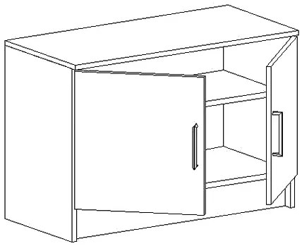 Předsíňová stěna SARAH bílá/dub artisan