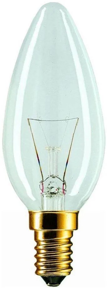 Klasická svíčková žárovka E14, 40W, 390lm, teplá bílá 874225000315