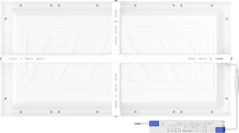 Mexen Brill-S, stropní LED panel 60×30 cm, 24 W, neutrální bílá 4000K, L207-060-030-2440-20