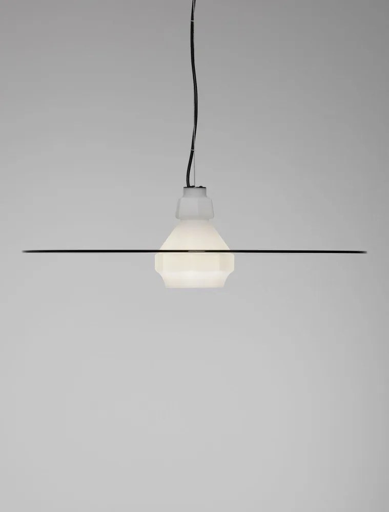 Matně černé ocelové závěsné svítidlo ø 60 cm Lora – Nova Luce