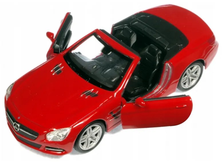 008805 Kovový model auta - Nex 1:34 - 2012 Mercedes-Benz SL 500 Červená