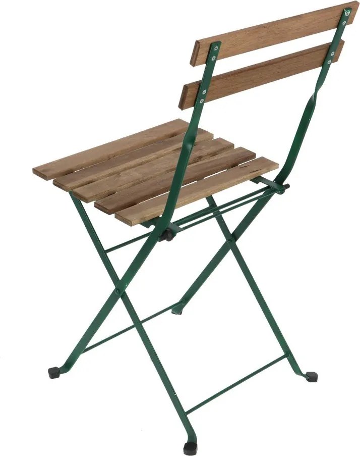 Zeleno-béžová kovová zahradní židle – Esschert Design