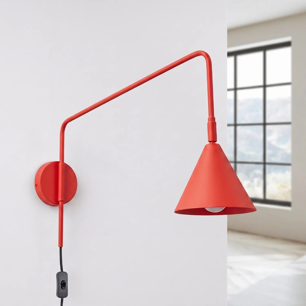 Sollux Lighting Nástěnné svítidlo NOX červené