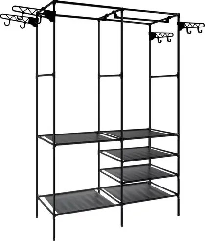 Dvojitý stojan na oděvy XXL - 173 x 36 x 108 cm