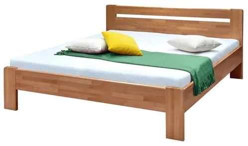 Dřevěná postel Maribo 180x200, švestka