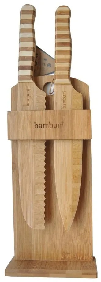 Bambusový stojan se 2 noži Bambum Chapati