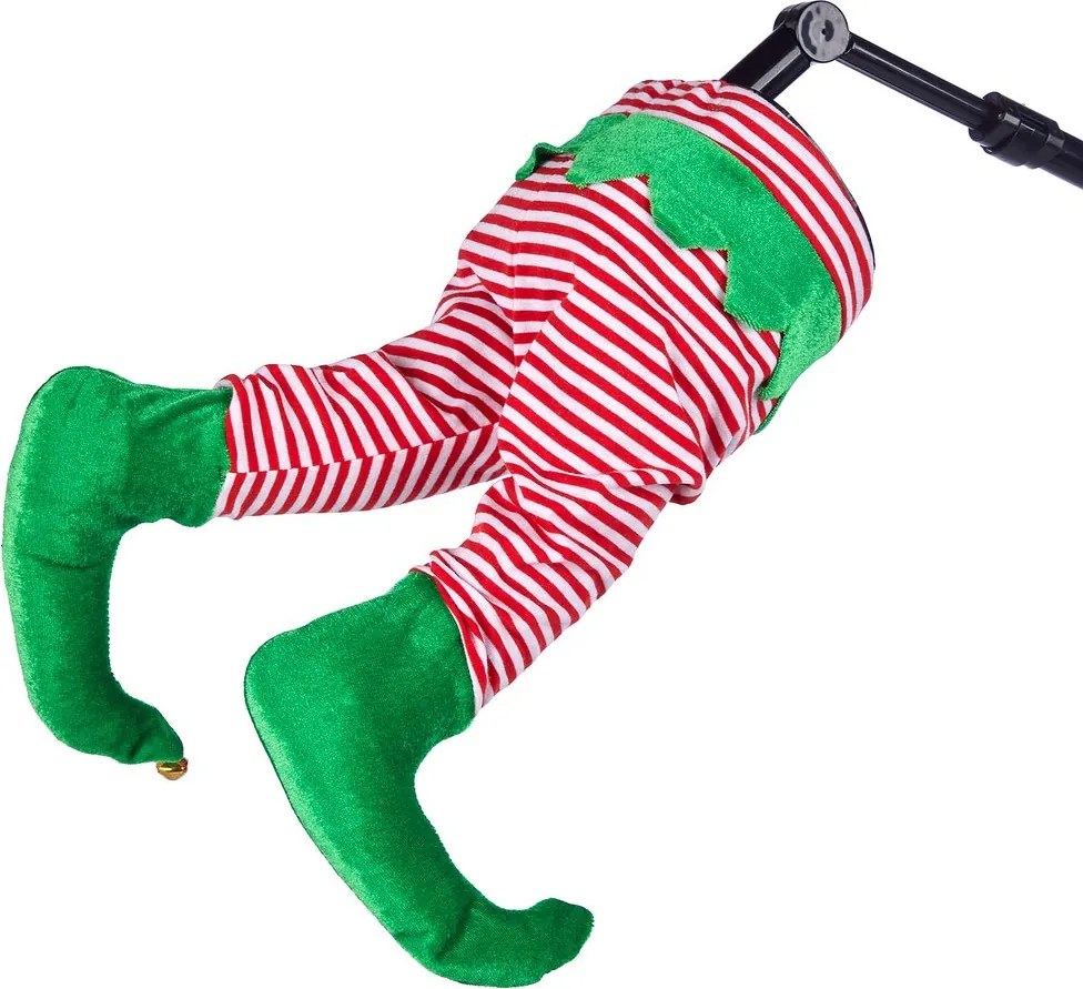 X-MAS Ozdoba nohy ve stromě elf 35 cm