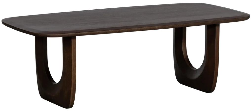OnaDnes -20% Hoorns Hnědý dřevěný konferenční stolek Freden 120 x 60 cm