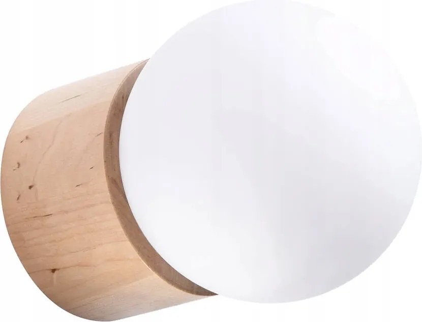 Nástěnné minimalistické dřevěné svítidlo Boomo 1xG9 Sollux Lighting