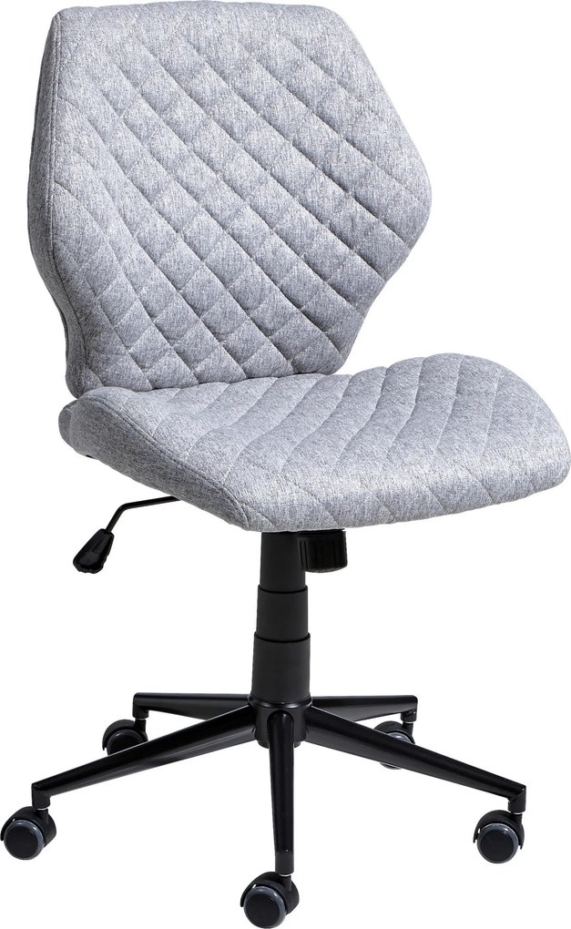 XXXLutz OTOČNÁ ŽIDLE, tkaná látka, světle šedá Carryhome - Otočné židle - 001885002301
