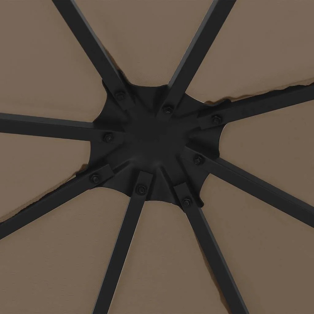 Altán 3 x 3 m taupe 312257