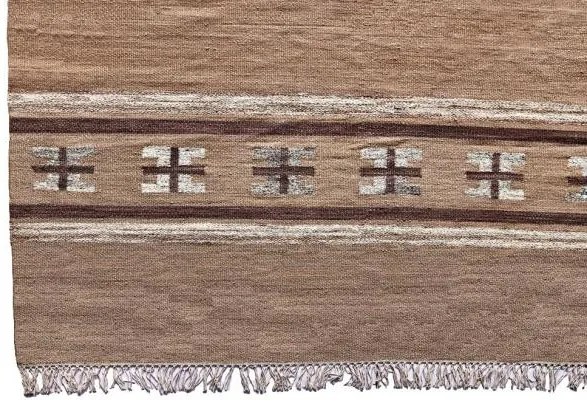 Diamond Carpets koberce Ručně vázaný kusový koberec Ginger DESP P83 Brown Cream Rozměry koberců: 240x300