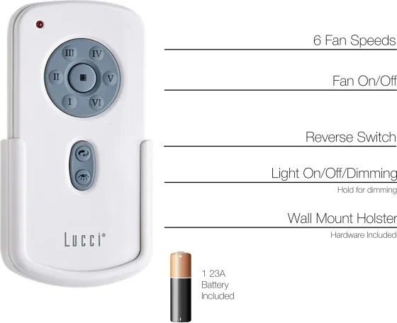 Lucci Air 21052TRS-Dálkové ovládání pro ventilátory CLIMATE, RADAR, FRASER 1x23A