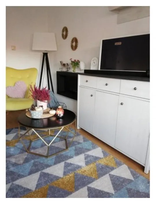 Kusový koberec Nordic šedý 120x170cm
