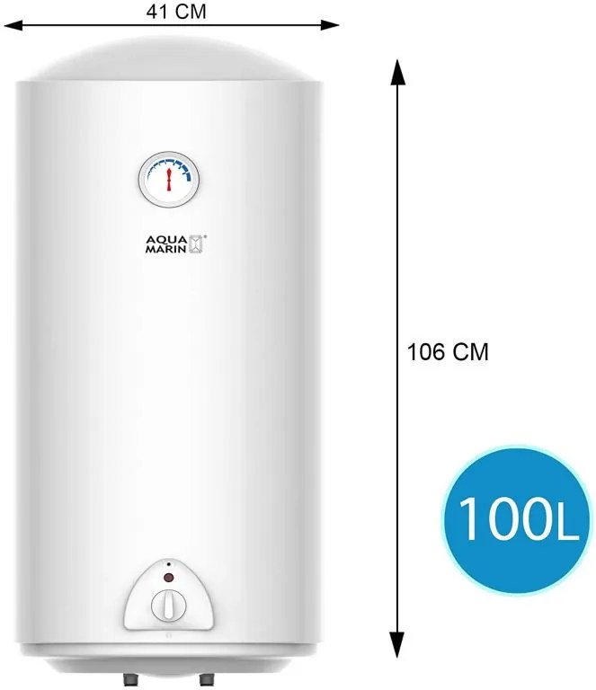 Aquamarin 74794 Elektrický zásobník na horkou vodu 100 l, bílý