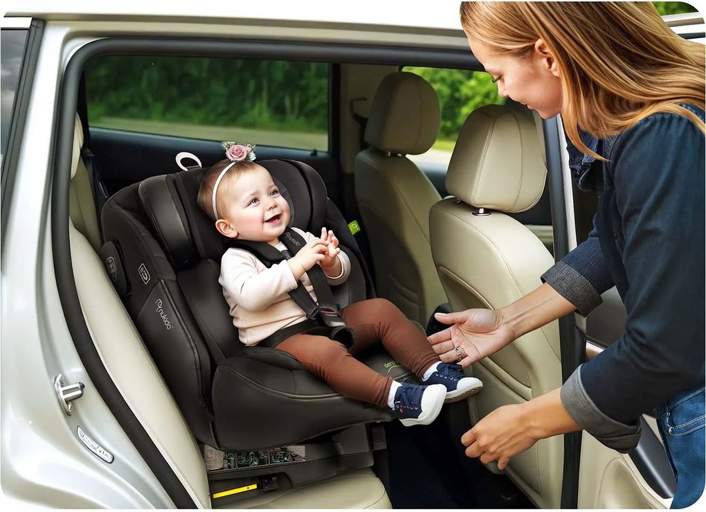 Autosedačka ISOFIX, 0-36kg, černá | Nukido Prestige
