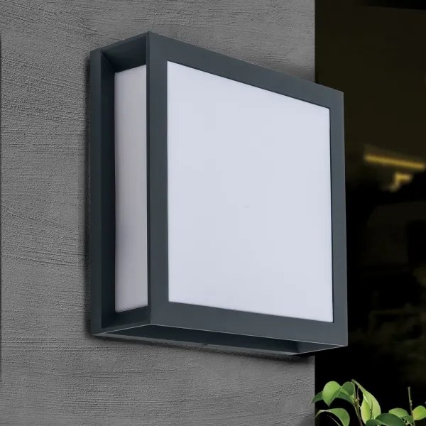 Orion - Venkovní svítidlo HENRY 2xE27/15W/230V 26x26 cm IP44 antracit