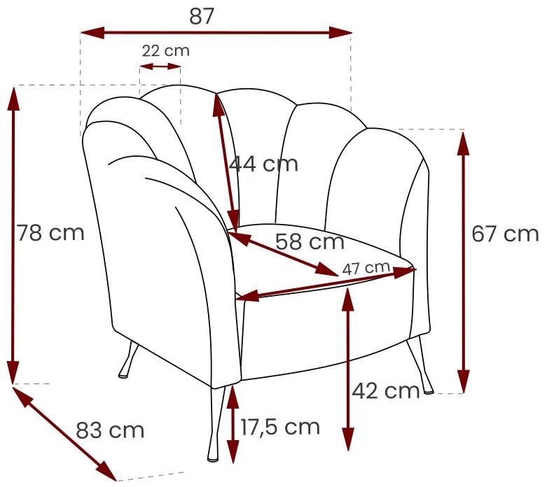 Gib Meble Sedací souprava Adria 2+1 Výběr látek: Eureka 2142