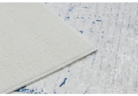 Dywany Luszczow Kusový koberec ANDRE pratelný 1213 řecký vintage protiskluz, bílá / modrý Rozměr koberce: 80 x 150 cm
