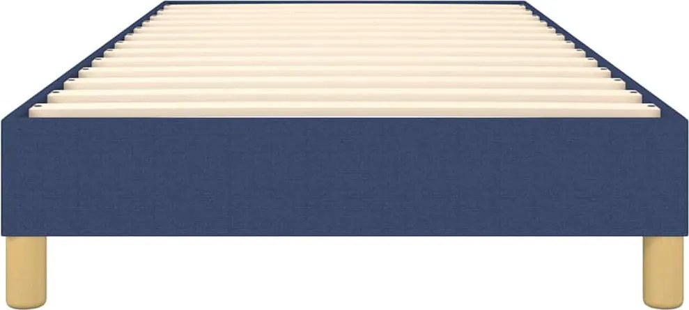 Rám postele s boxspringem modrá 90x190 cm textil 3120580