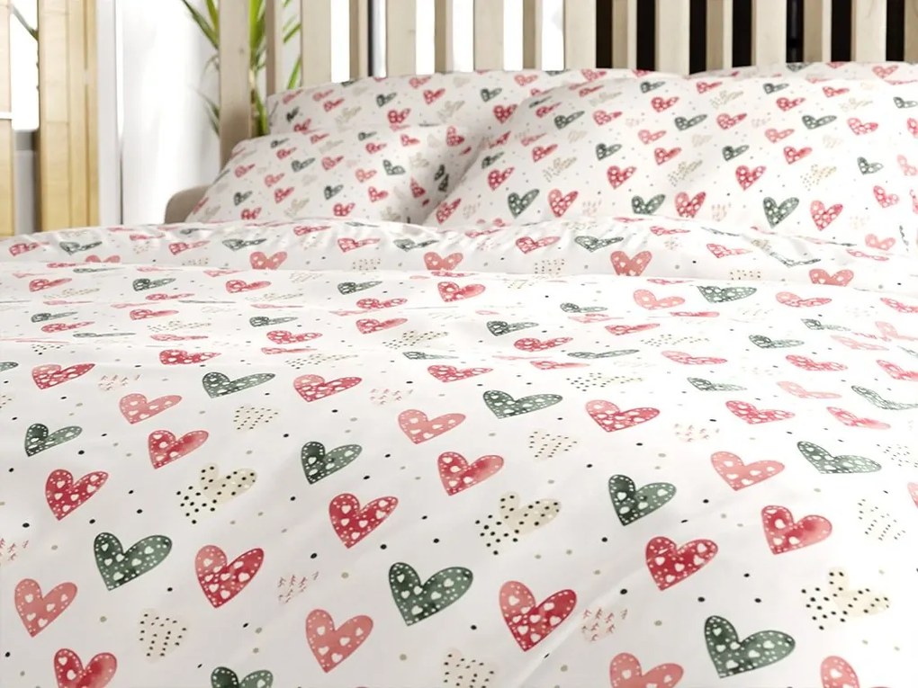 Krepové povlečení CUPIDA POLY vzorované Rozměr povlečení: 70 x 90 cm | 140 x 200 cm
