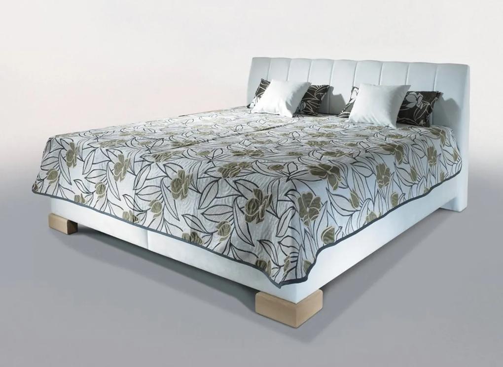 NEW DESIGN postele Zvýšená čalouněná postel CASSA s úložným prostorem, 180×200 cm Velikost postele: 180 × 200 cm
