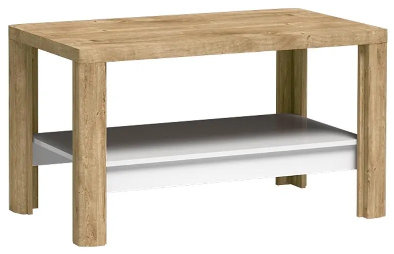 Obývací stěna LIVINIO | 5 dílů | 232,5 cm + 144 cm + 110x63 cm | sestava B | V CENĚ LED LIŠTY | ribbeck/bílá lesk