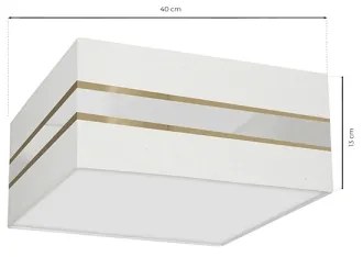 Stropní svítidlo ULTIMO 2xE27/60W/230V bílá