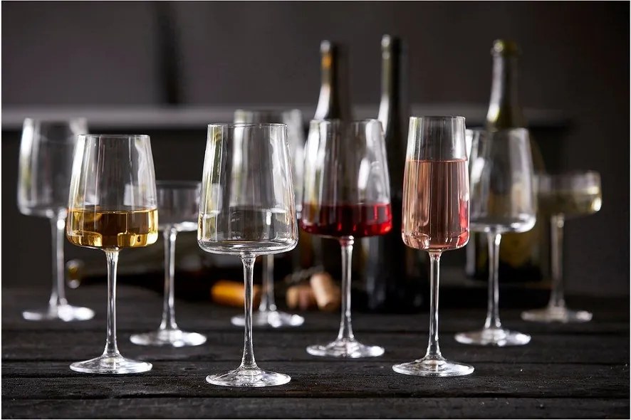 Křišťálové skleničky v sadě 4 ks na sekt 300 ml Zero – Lyngby Glas
