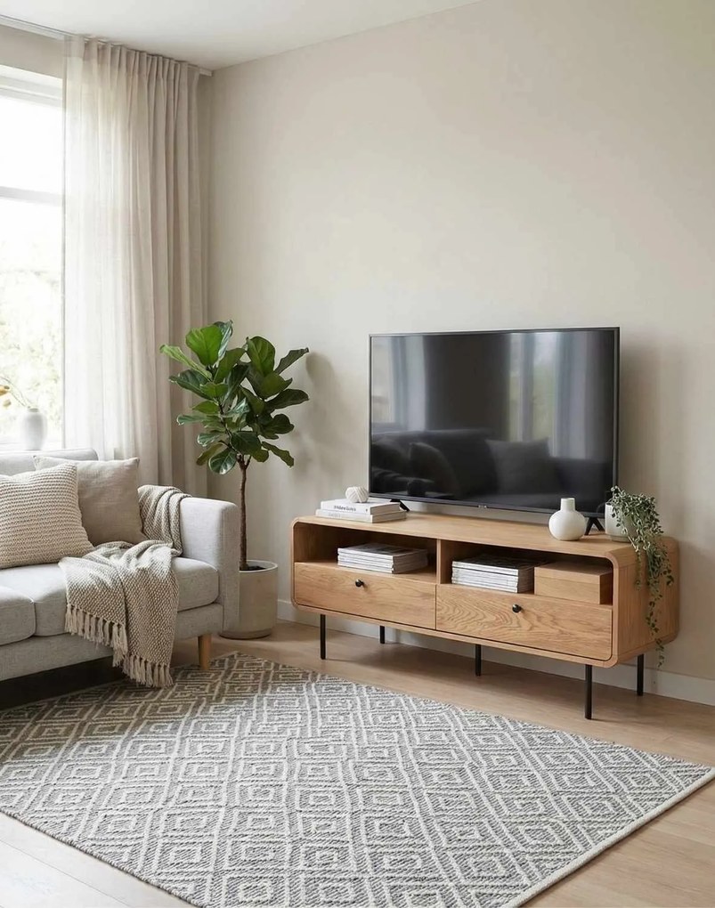 TV skříňka Siena (4404), divoký dub, 120 cm, loft