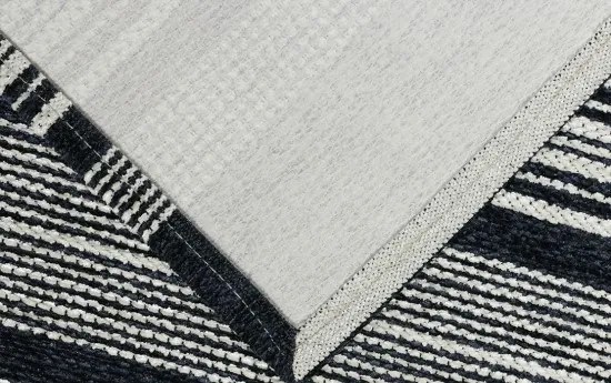 Oriental Weavers, PRO ZVÍŘATA: Pratelný Laos 125/999X, 55x85, černobílá, chodba / předsíň