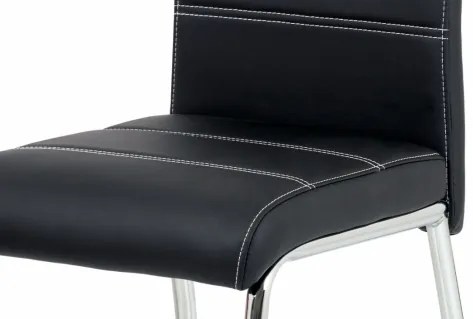 Jídelní židle černá, HC-484 BK