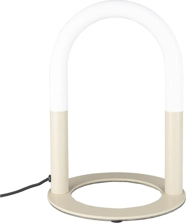 Béžová kovová LED stmívatelná stolní lampa (výška 36 cm) Arch – Zuiver