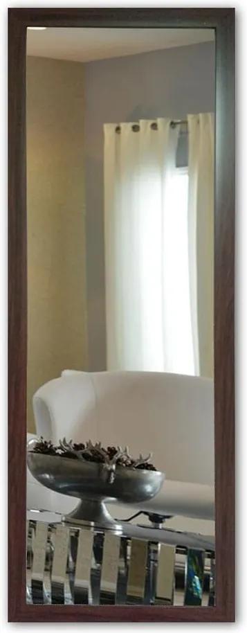 Nástěnné zrcadlo s hnědým rámem Oyo Concept, 40 x 105 cm