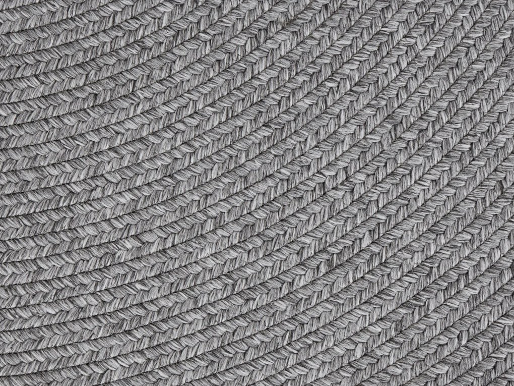 NORTHRUGS - Hanse Home koberce Kusový koberec Braided 105551 Light Grey kruh – na ven i na doma - 150x150 (průměr) kruh cm