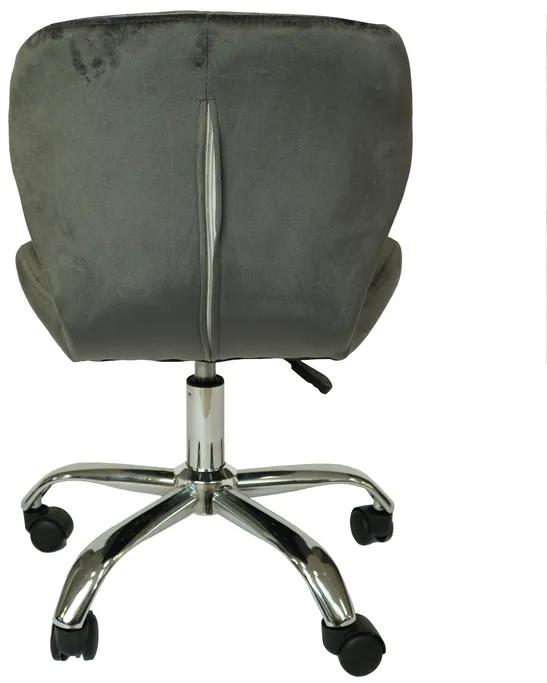 Dětská otočná židle Nero tmavě-šedá