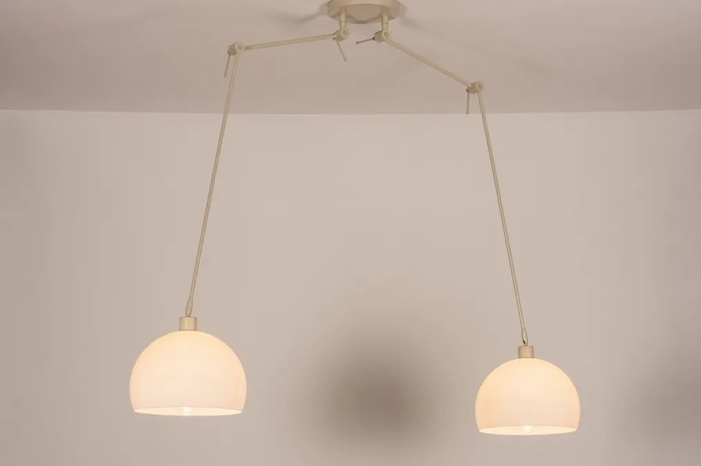 Závěsné nastavitelné svítidlo nad jídelní stůl Snap Duo Luminale Taupe