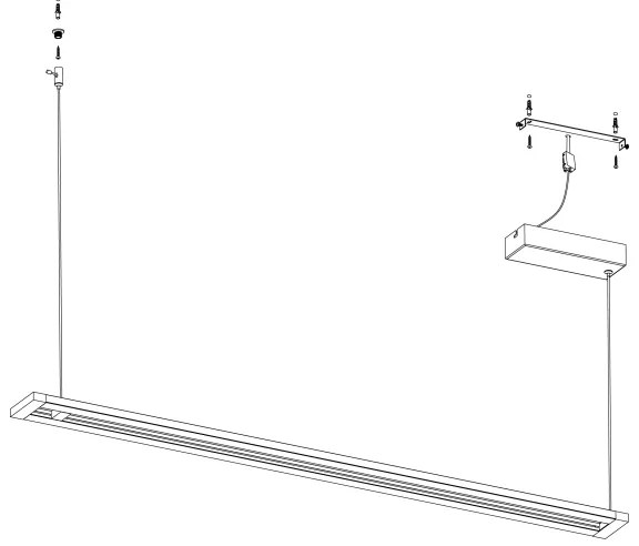 Eglo 98492 - LED Lustr na lanku AMONTILLADO LED/27W/230V