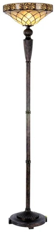 Stojací lampa Tiffany- 	Ø 41*179 cm 1x E27 / max – 41x179 cm