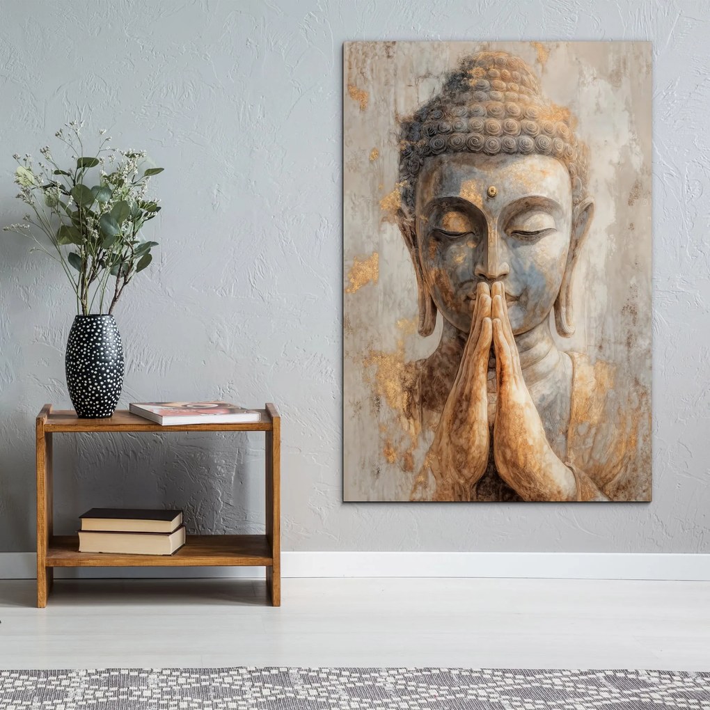 DUBLEZ | Dřevěný obraz - Buddha | UV tisk, Premium