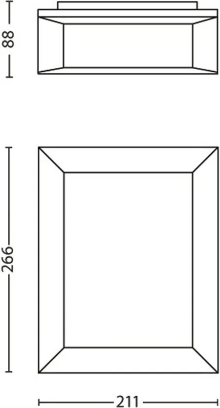 LED Venkovní nástěnné svítidlo Philips Karp 17293/93/16 antracitové 2700K