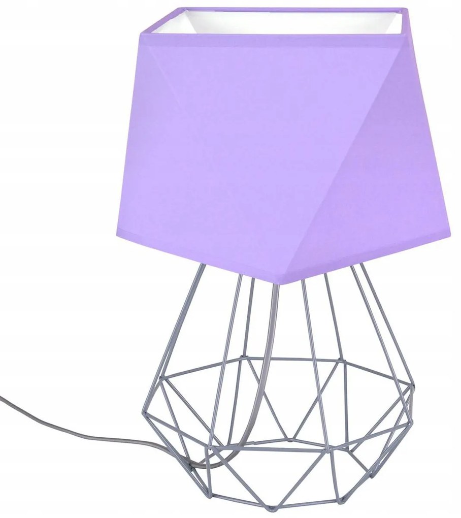 Stolní lampa Diamond 1, 1x textilní stínítko (výběr ze 12 barev), (výběr ze 3 barev konstrukce)
