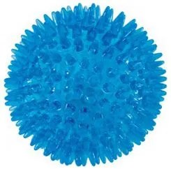 Zolux S.A.S. Hračka pes BALL SPIKE TPR POP 13cm s ostny tyrkysZolux
