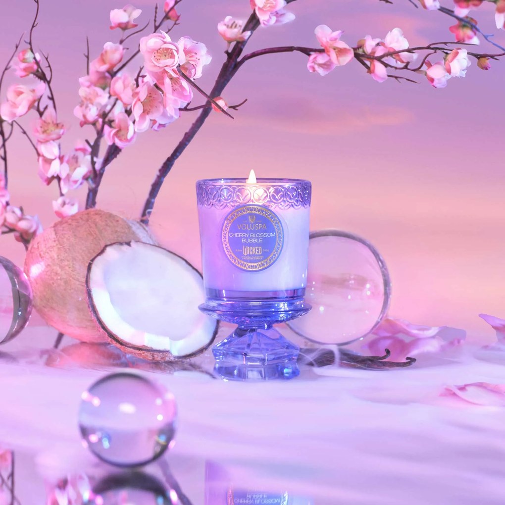 Voluspa Wicked svíčka Cherry Blossom Bubble, 241 g