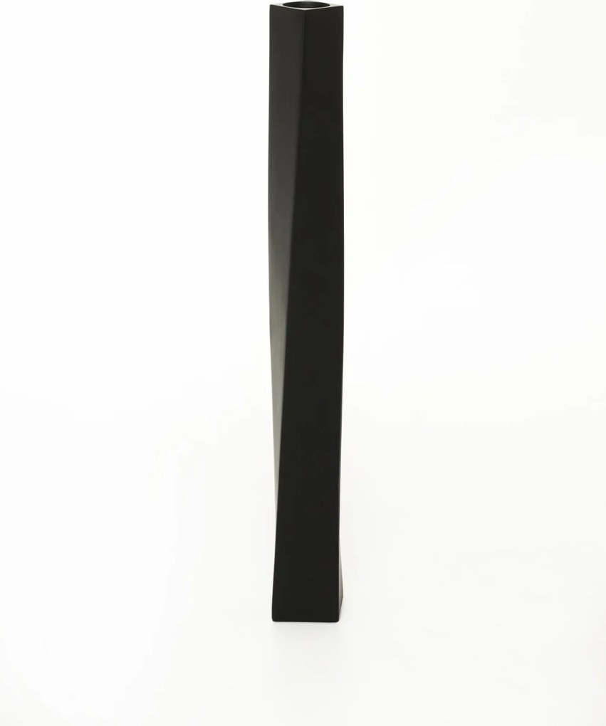 Vysoká váza HYDRON, sklolaminát, výška 100 cm, černá