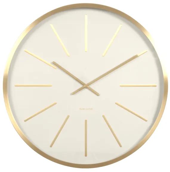 KARLSSON Nástěnné hodiny Maxiemus – bílé ∅ 60 cm