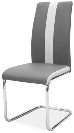 Casarredo Jídelní čalouněná židle H-200 tmavá šedá