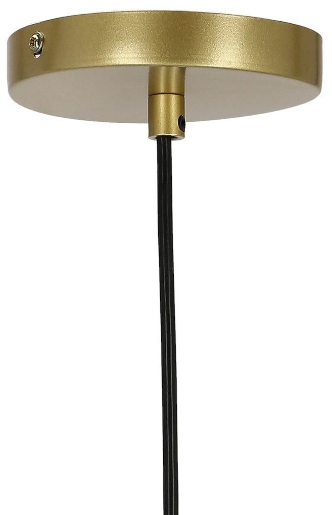 Candellux Mosazný závěsný lustr Cordel pro žárovku 2x G9