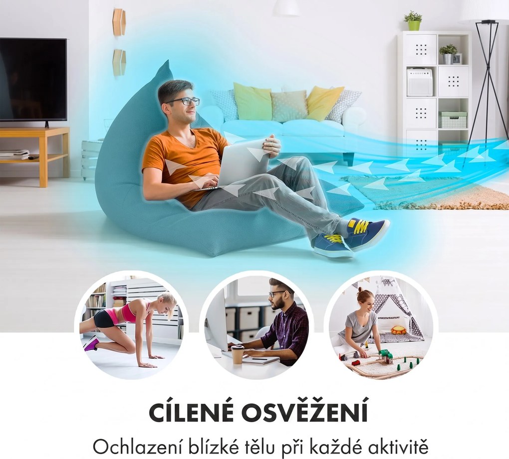 Klarstein Icetower Smart, sloupový ventilátor, 45 W, ovládání přes aplikaci