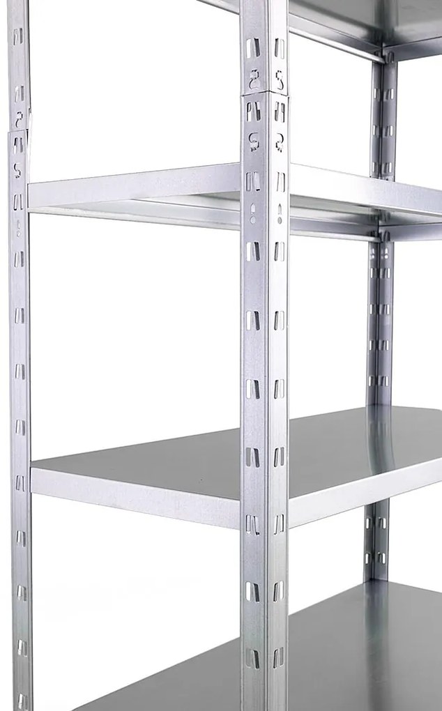 Policový regál Trestles Limited RP5 1800x900x400, nosnost 420 kg, 6 polic, pozinkovaný